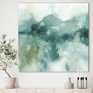 Designart "Lost into the Blue" Abstract Canvas Art - Bed Bath & Beyond ...