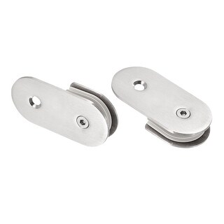 Round Glass Clamp, Adjustable 8-12mm Thick 180 Degree Single Side Clip ...