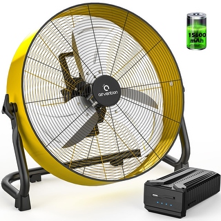 solar rechargeable fan