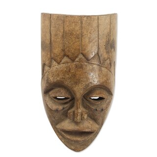 Novica Handmade Tribal Luba African Wood Mask - Bed Bath & Beyond ...