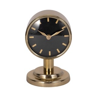 Sagebrook Home's Elegant 7" Gold Metal Standing Table Clock A Blend of ...