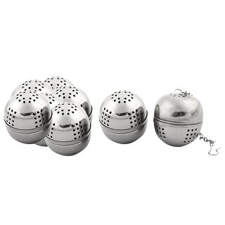 Stainless Steel Leaf Tea Spice Perfume Infuser Strainer Ball 4cm Dia 8 ...
