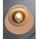 Moderne Flush Mount Conversion Kit 16"w Light Oatmeal Linen Drum ...