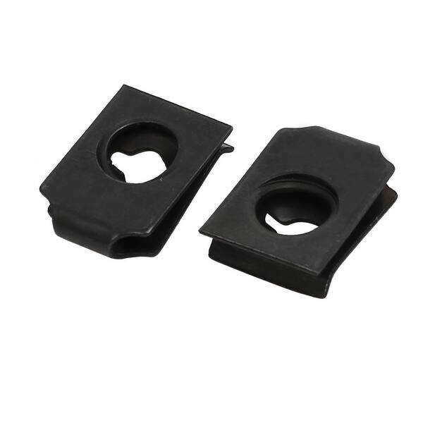 25pcs Fit M3/ST3.5 Screw 65Mn Steel Speed Fastener U Nut 12.7mm x 9mm ...