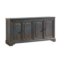 80" Heirloom TV Console, Entertainment Stand, Wood Accent Cabinet ...