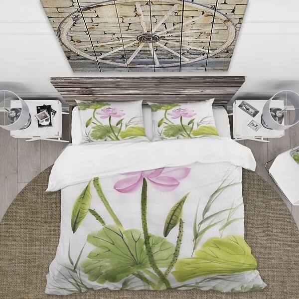 green leaf single bedding