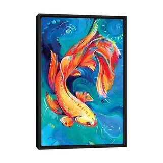 iCanvas "Siamese Fighting Fish" by Eve Izzett Framed Canvas Print - Bed ...