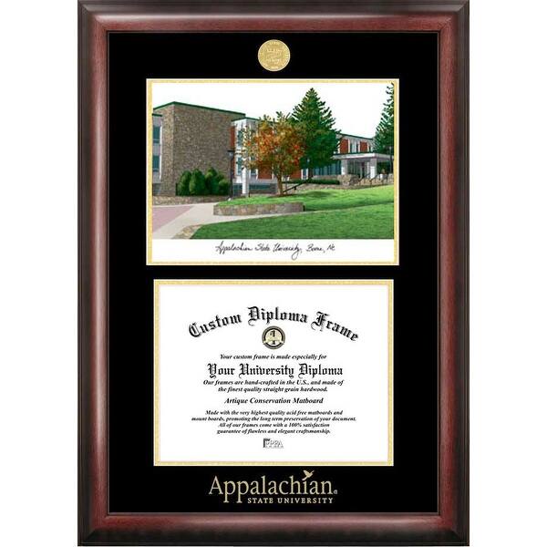 Appalachian State University 11w x 8.5h Gold Embossed Diploma Frame ...