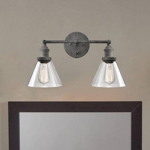 Milano Distressed Blue Rustic Glass Wall Sconce Hardwired & Plug-in ...