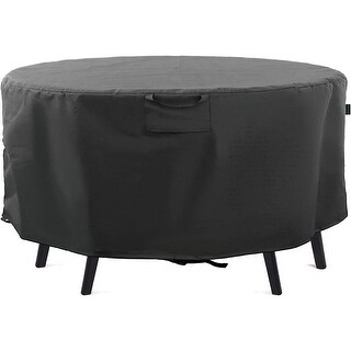 Shatex BlackOutdoor Round Patio Furniture Covers Waterproof, Outside ...
