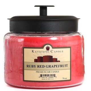 1 Pc, 7" x 6.5" 70 Oz Montana Jar Candle Ruby Red Grapefruit 170 to 190 ...