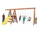 Swing-N-Slide Pioneer Swing Set DIY Hardware Kit (lumber and slide NOT included) - 192L x 168W x ...