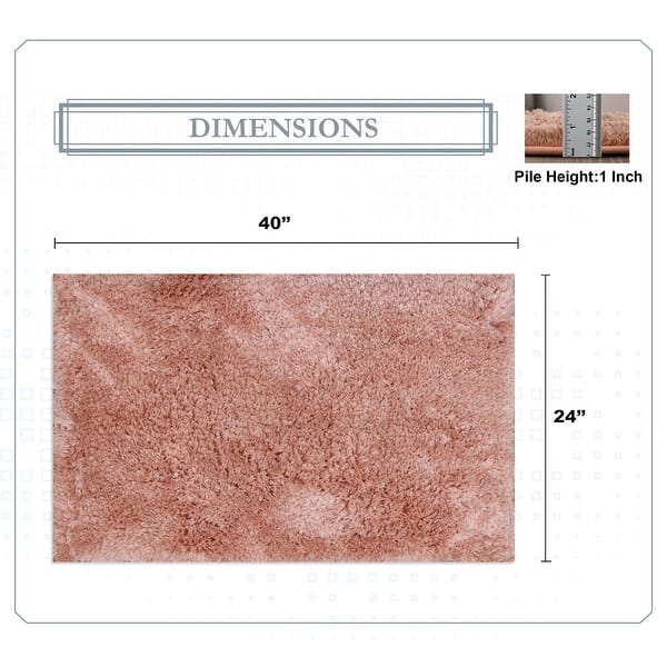 bathroom mat dimensions