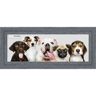 12x4 Rustic Complete Wood Picture Frame with UV Acrylic Plexiglass ...