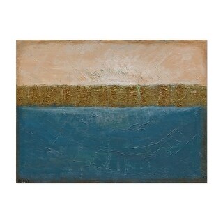 On The Waterfront Painting Abstract Minimal Art Print/Poster - Bed Bath ...