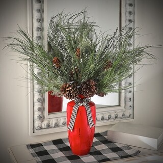 24" Frosted Long Needle Pine Cone Spray Set of 4 - Bed Bath & Beyond ...