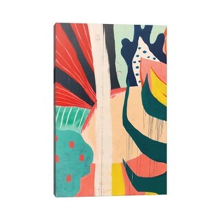 iCanvas "Painted Abstract Shapes" by Pixy Paper Canvas Print - Bed Bath ...