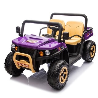 24V XXXL Kids Ride On UTV W/Parents Remote Control,Two-seater,Automatic ...