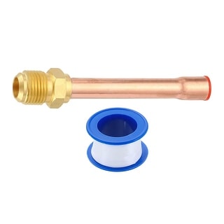 Brass Pipe Fitting, Flare Connector with Copper Tube for HVAC System ...