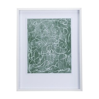 Thread Green III Framed Art Print - Bed Bath & Beyond - 39199882