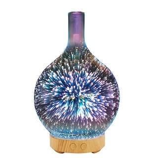 LED Lighted Color-Changing Aromatherapy Diffuser - 5.5 x 9.18 x 5.5 ...
