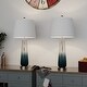 Maxax 28.75" Gradient Blue Bedside Table Lamp Set (Set of 2) - Bed Bath ...