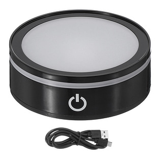 LED Light Base Non-Slip Display Stand, LED 6 Lighting Mode Multicolor ...