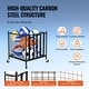 VEVOR Rolling Sports Ball Storage Cart,Lockable Basketball Cage with ...