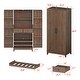 Multifunctional Kitchen Cabinetand Wine Cabinet Wine Glass Rack Pantry ...