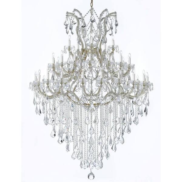 Large Foyer / Entryway Maria Theresa Crystal Chandelier Chandeliers ...