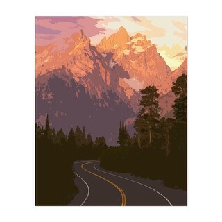 Freeway Illustrations Nature Tree Wilderness Art Print/Poster - Bed ...