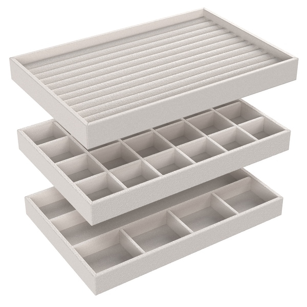 Jewelry organizer tray for drawer store
