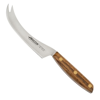Nordika Cheese Knife - 5" Stainless Steel Blade with Natural Wood ...