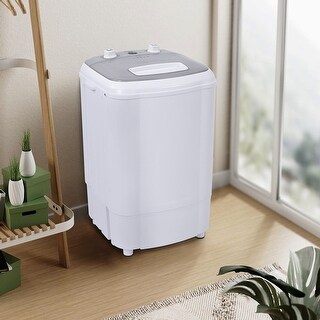 10lb Elution Integrated Semi-automatic Gray Cover Washing Machine - Bed ...
