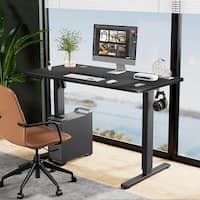 Electric Height Adjustable Ergonomic Computer Desk - Bed Bath & Beyond ...