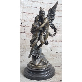 Signed Jean Debut Eros And Psyche Greek Mythology Venus Bronze Statue ...