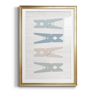 Laundry Pins Premium Framed Print - Ready to Hang - Bed Bath & Beyond ...