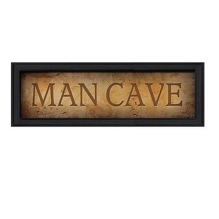 Man Cave 2 Black Framed Print Wall Art - Bed Bath & Beyond - 39723315