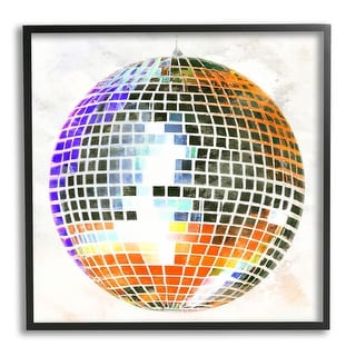 Stupell Vivid Disco Ball Pattern Framed Giclee Art, Design by Ziwei Li ...