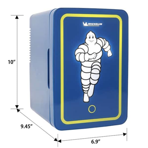 Michelin 6L Portable Mini Fridge w/ LED Light, 6 Can Cooler - Bed Bath ...