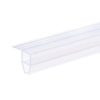 Frameless Glass Door Sweep 98.43" for 5/16"(8mm) Glass Corner-Type Seal ...
