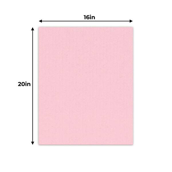 Soft Pink 16x20 Backing Board - Uncut Photo Mat Board (50-Sheets) - Bed ...
