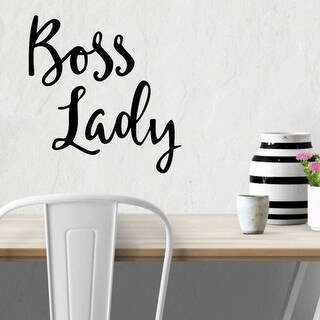 Boss Lady Vinyl Wall Decal Home Office Work Quote Sticker 22" x 23 ...