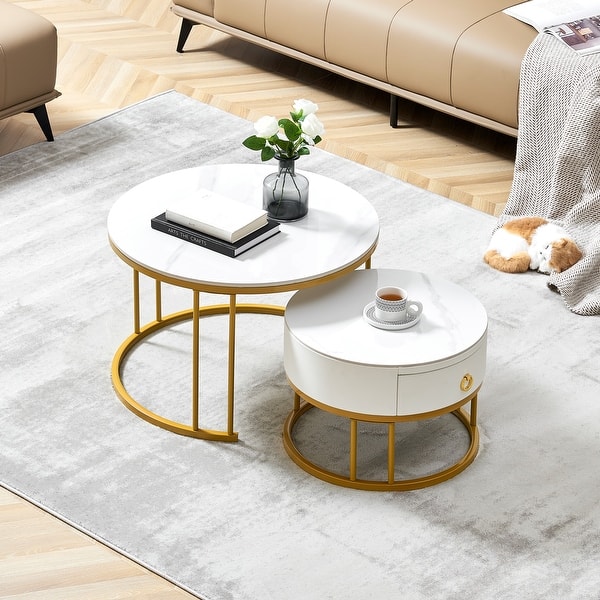 round shape design table