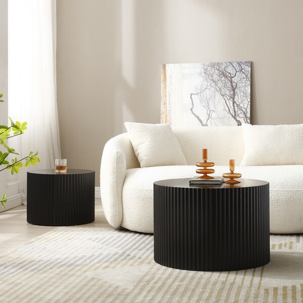 Round side table set of 2 store