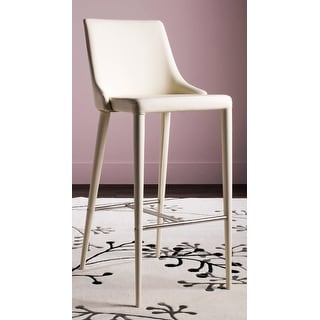 SAFAVIEH Mid-Century Dining Summerset Modern 42-inch Buttercream ...