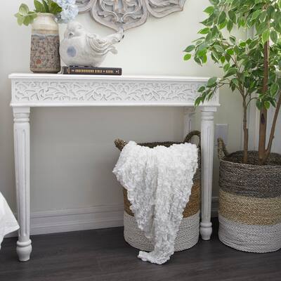 Wood Farmhouse Console Table 30 x 36 x 12 - 36 x 12 x 30 - Overstock ...