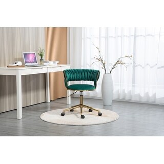 Emerald Adjustable Height Ergonomic Computer Chair Home Office Desk ...