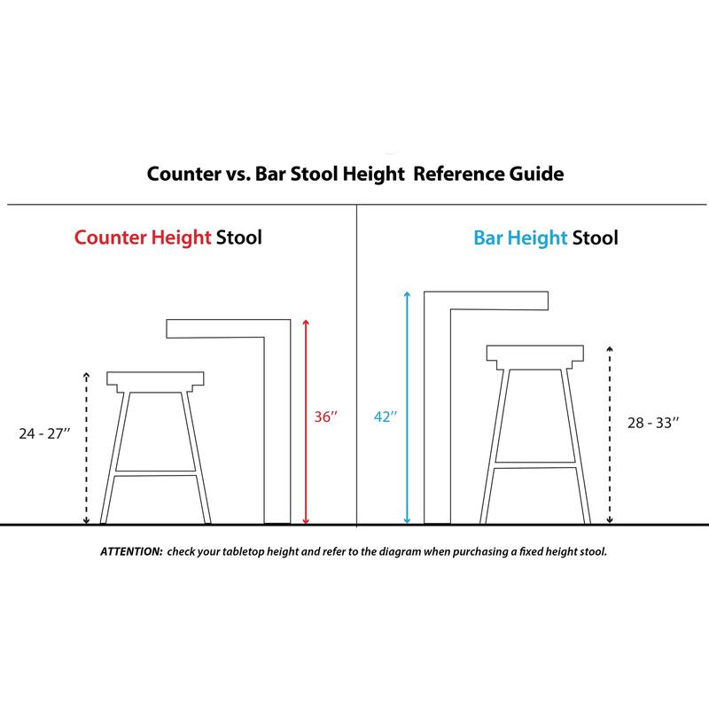 Silver Orchid Battista 26" Fixed-Height Counter Stool with Black Metal ...