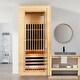 Solid Wood Far-Infrared Sauna Room Single Room with Dual Audio ...